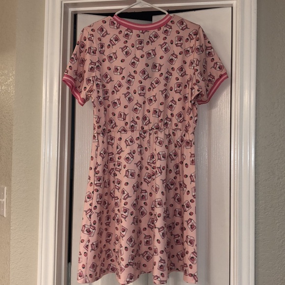 Hot Topic | Dresses | Nwt Hot Topic Cute Pink Pullover Dress W ...